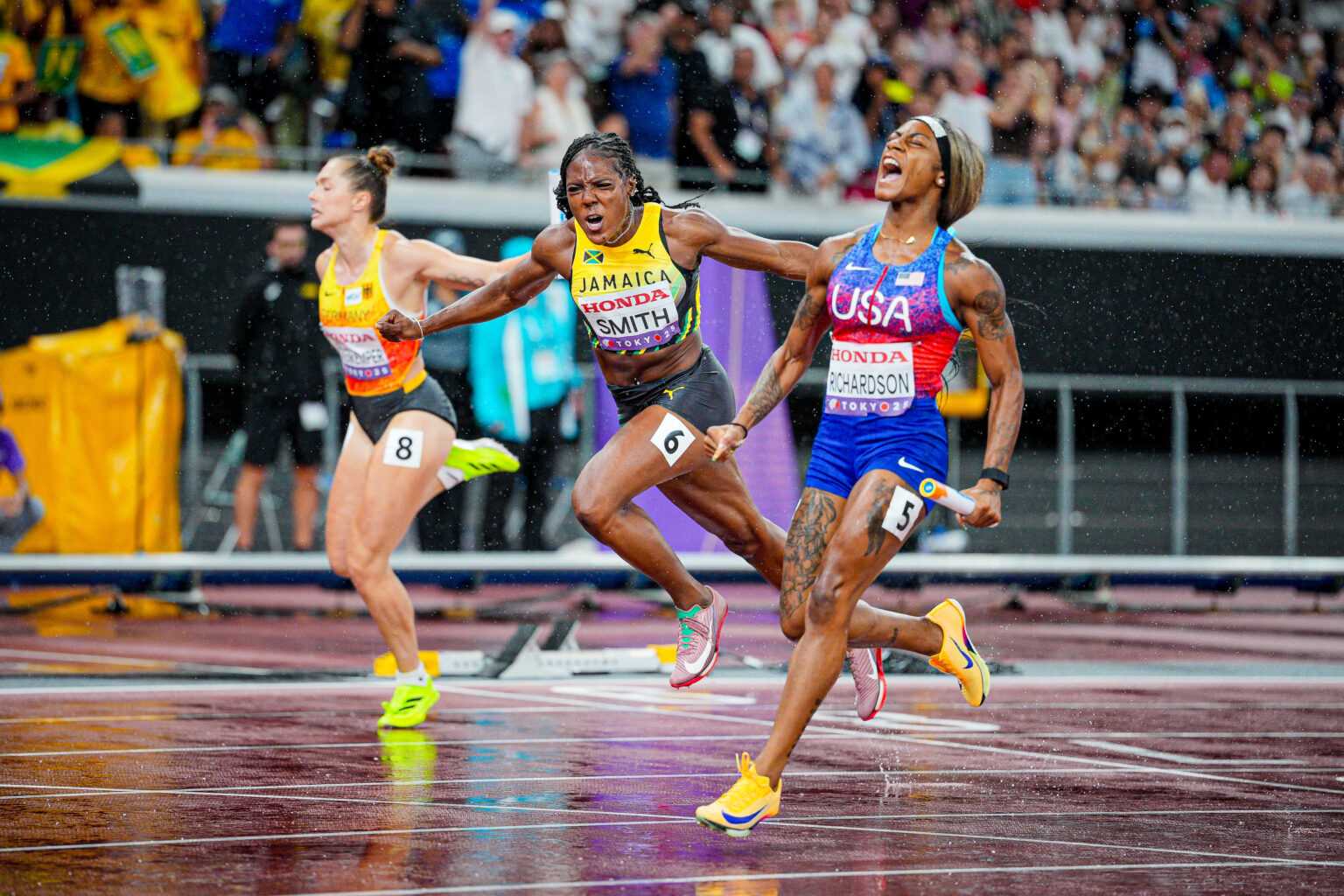 Leichtathletik WM 2025 Tokio Sportnachricht 4 x 100 M Staffel USA